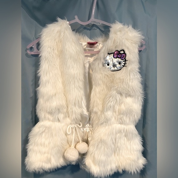Hello Kitty | Jackets & Coats | Girls Hello Kitty Fur Vest | Poshmark